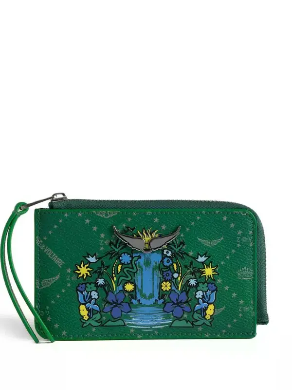 Zadig&Voltaire Graphic-print Zip-around Wallet