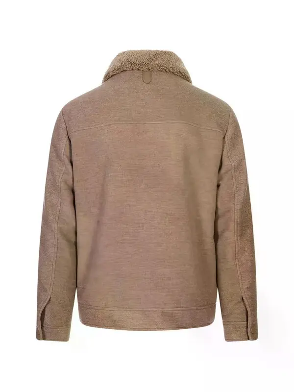 Canali Shearling-collar Jacket