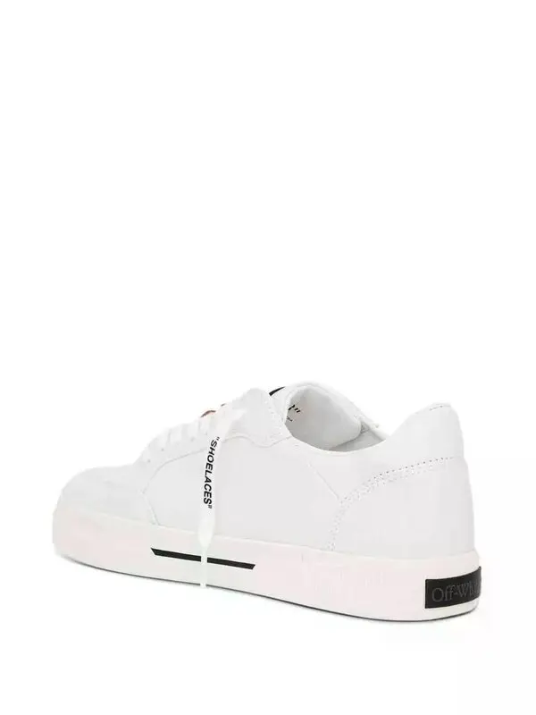 Off-White Lace-up Sneakers With Embroidered Logo And Signature Arrows Motif