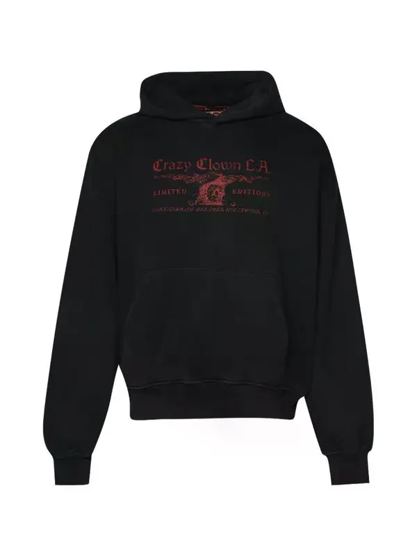 CRAZY CLOWN L.A. Logo-print Hoodie