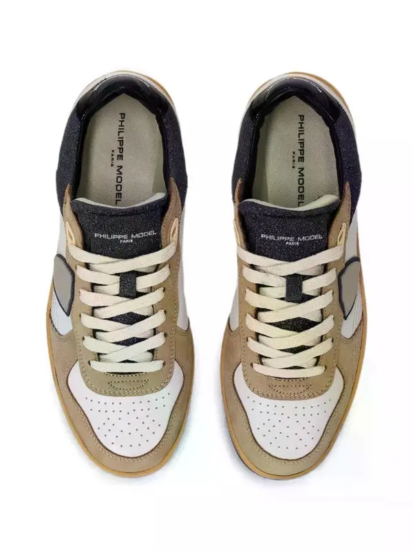 Philippe Model Logo-patch Panelled Sneakers