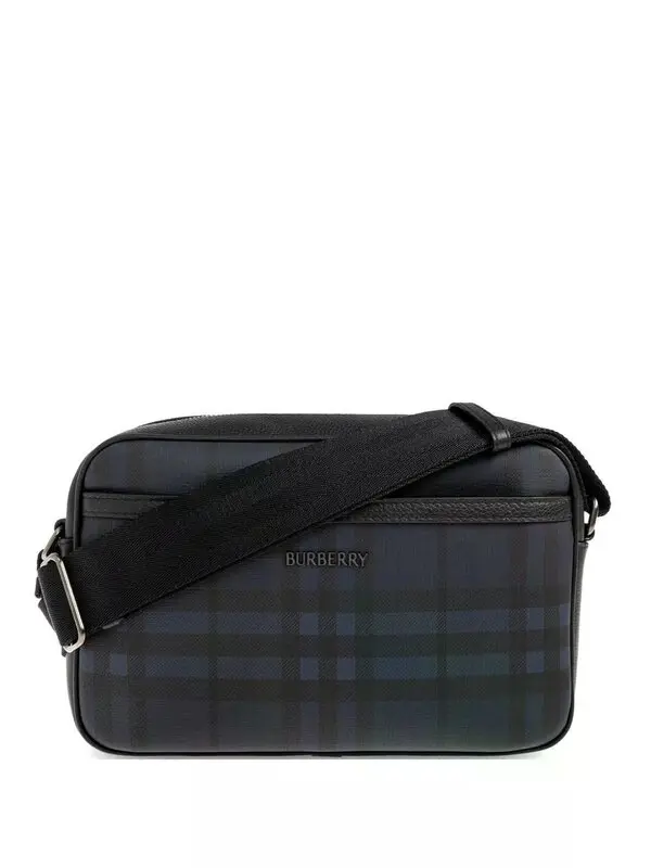 Burberry City Check Messenger Bag - Blue