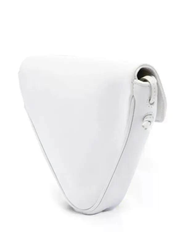 Celine 2020 Smooth Calfskin Logo Triangle Crossbody Bag