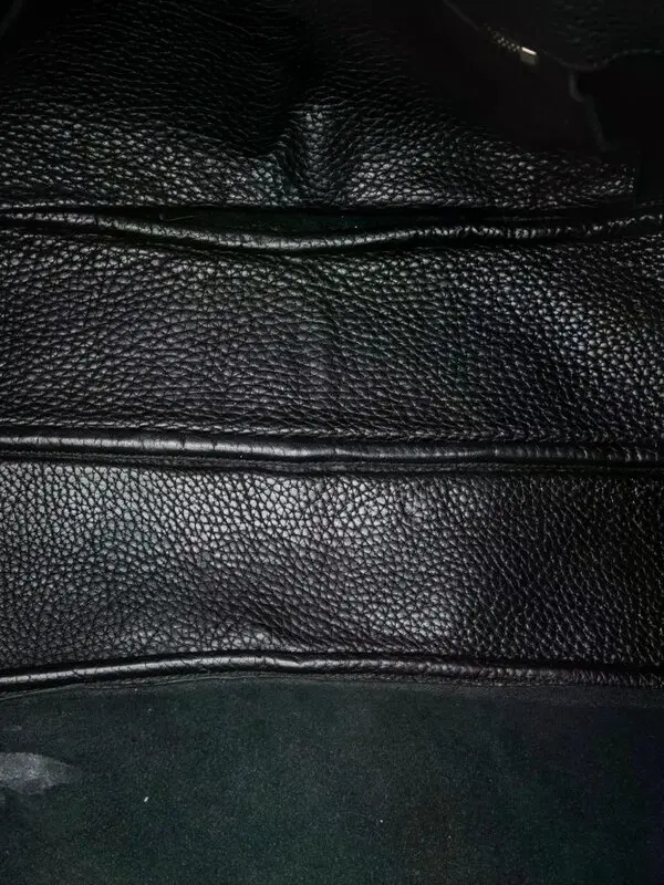 Bottega Veneta 2005 Large Leather Campana Hobo Bag - Black