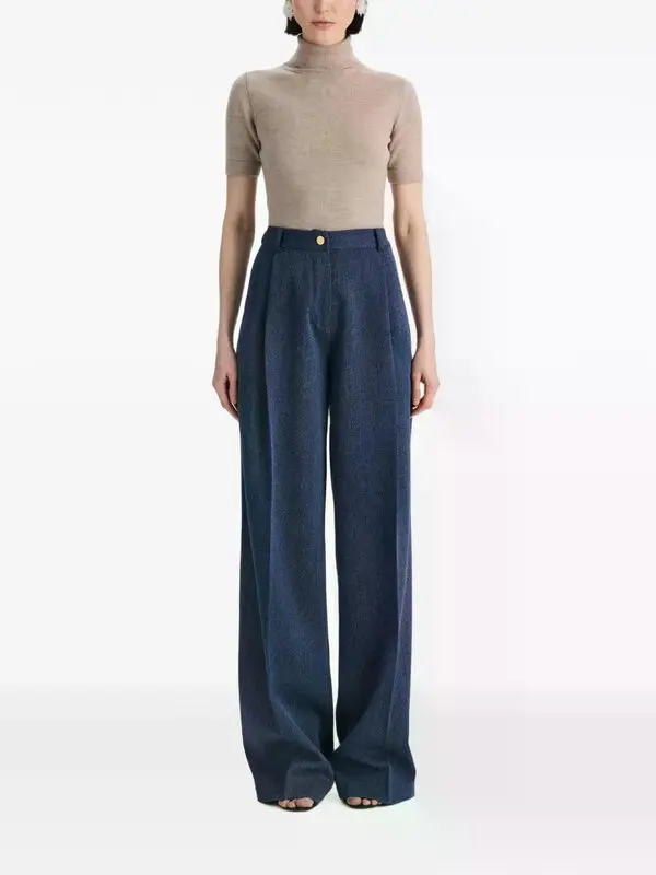 Oscar De La Renta Wide-leg Palazzo Pants