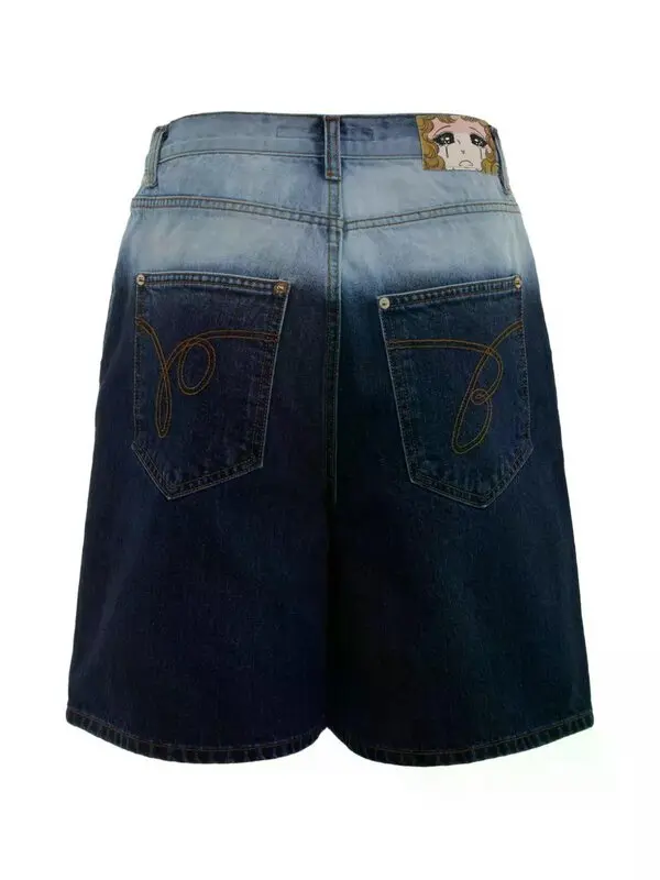 PUSHBUTTON Gradient Effect Lightning Bolt Jeans