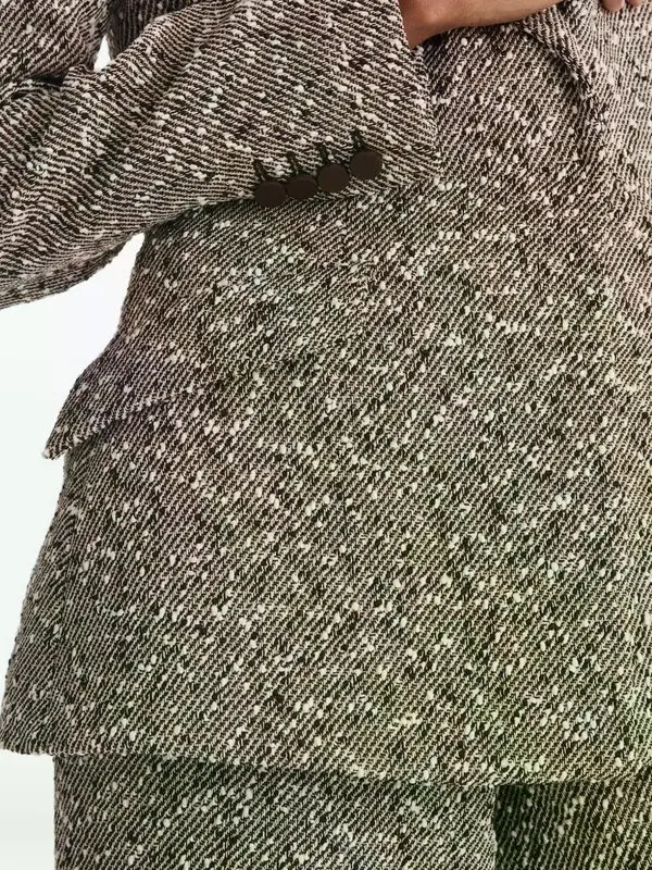 Oscar De La Renta Tweed Single-breasted Blazer
