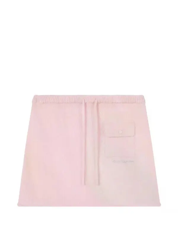 REST&RECREATION Drawstring Knitted Mini Skirt