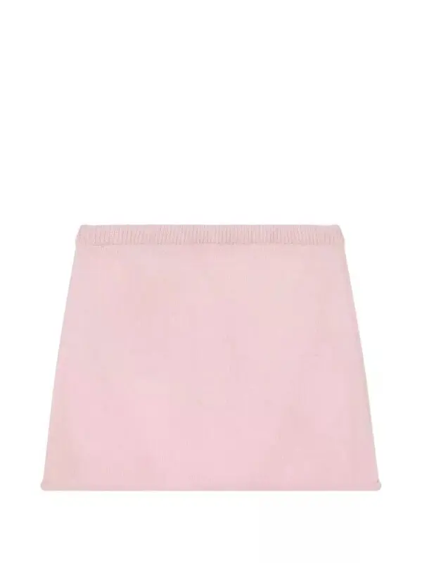 REST&RECREATION Drawstring Knitted Mini Skirt