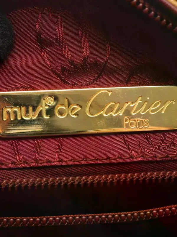 Cartier 20th Century Leather Must De Crossbody Bag