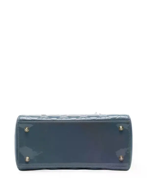 Dior 2019 Medium Patent Cannage Lady Satchel