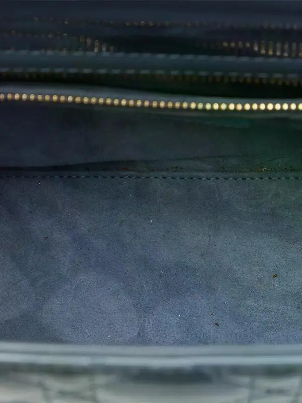 Dior 2019 Medium Patent Cannage Lady Satchel
