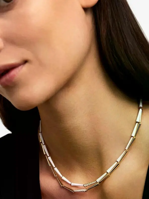 Melissa Kaye Lola Linked Necklace - Gold