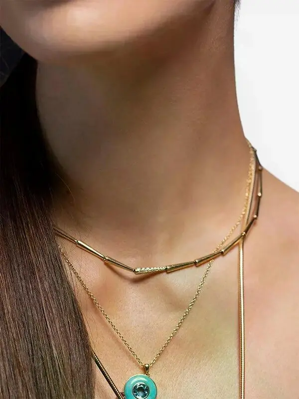 Melissa Kaye Lola Linked Necklace - Gold