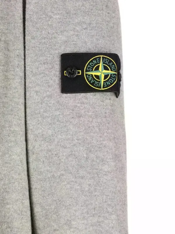 Stone Island Logo-patch Crew-neck Sweater