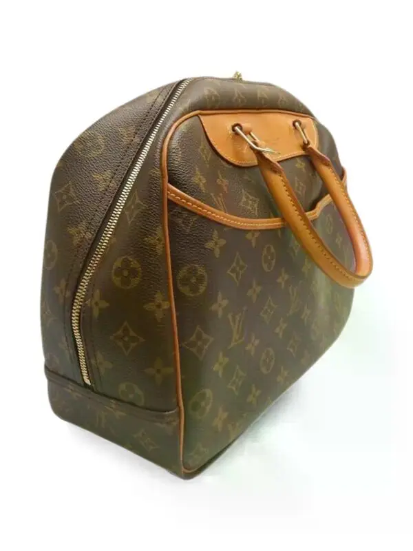 LOUIS VUITTON Monogram Deauville Handbag - Brown
