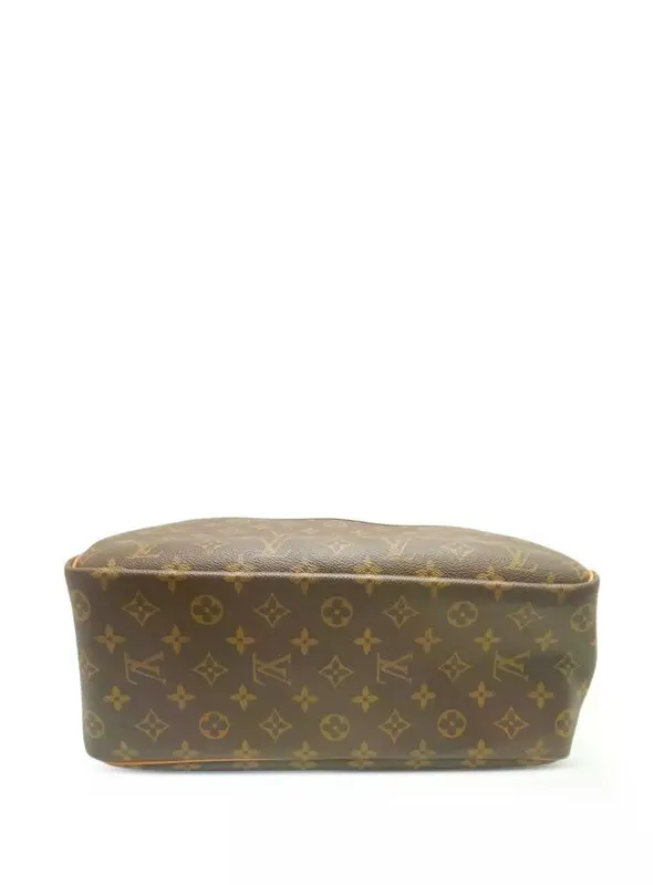 LOUIS VUITTON Monogram Deauville Handbag - Brown