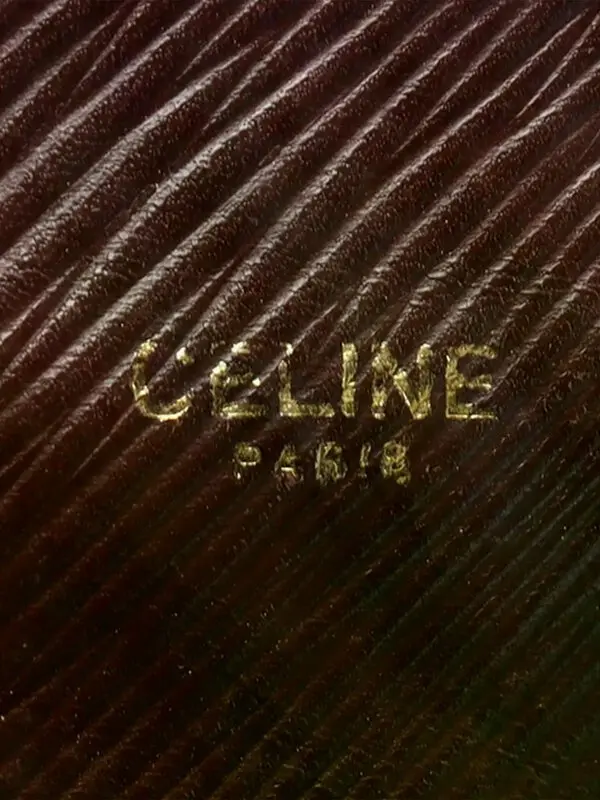 Celine 2000-2026 Macadam Coated Canvas Crossbody Bag
