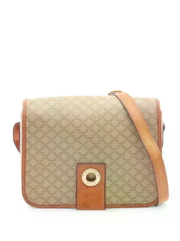 Celine 2013 Macadam Coated Canvas Crossbody Bag