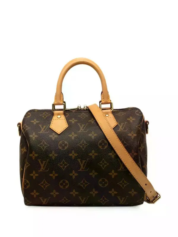 LOUIS VUITTON 2013 Monogram Speedy Bandouliere 25 Satchel