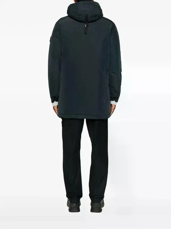 Stone Island Logo Patch Hooded Jacket