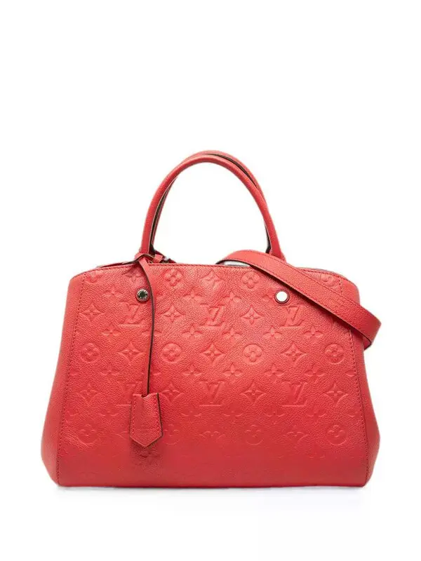 LOUIS VUITTON 2016 Monogram Empreinte Montaigne Mm Satchel
