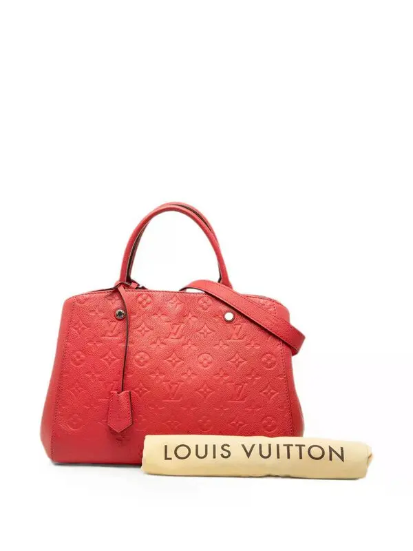 LOUIS VUITTON 2016 Monogram Empreinte Montaigne Mm Satchel