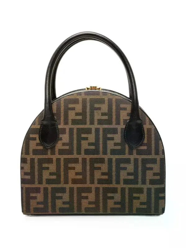 Fendi 20th Century Zucca Canvas Satchel