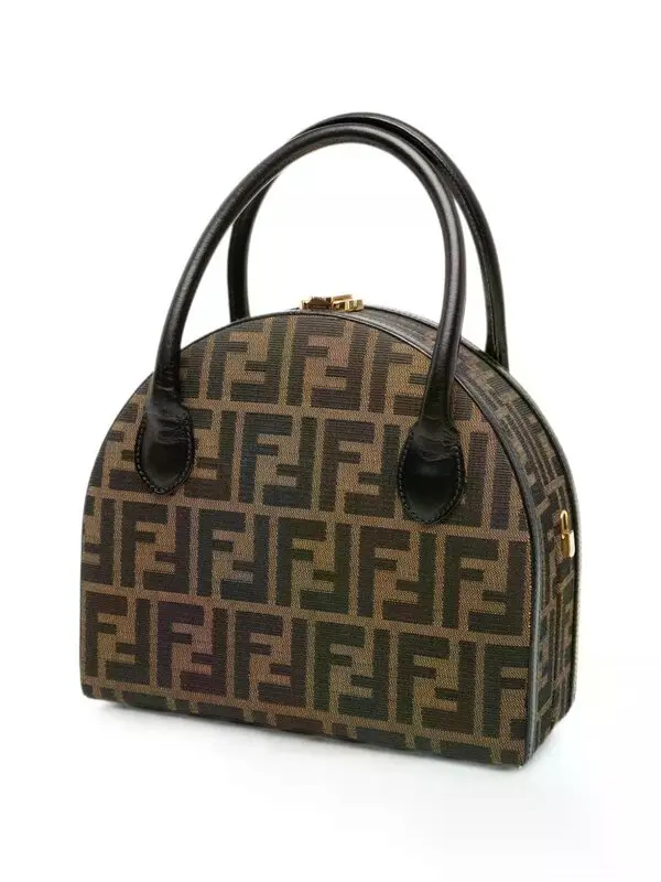 Fendi 20th Century Zucca Canvas Satchel