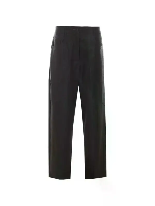 Liu Jo Coated Fabric Baggy Trousers