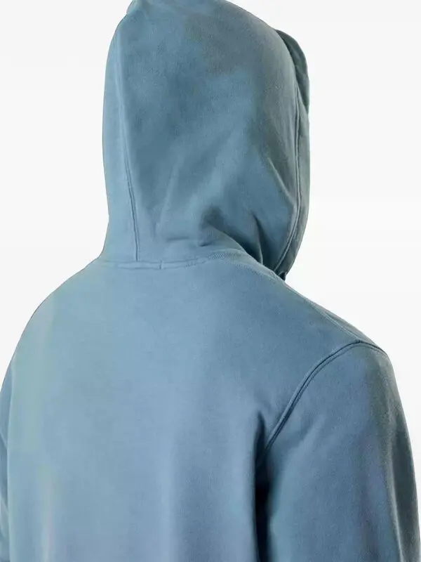 Stone Island 6100067 Brushed Organic Cotton Fleece Sweatshirt - Blue