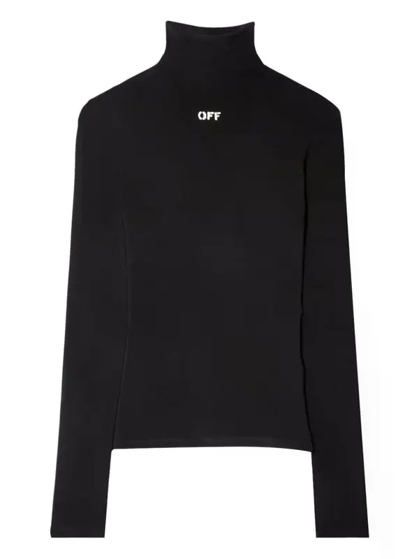 Off-White High-neck Top