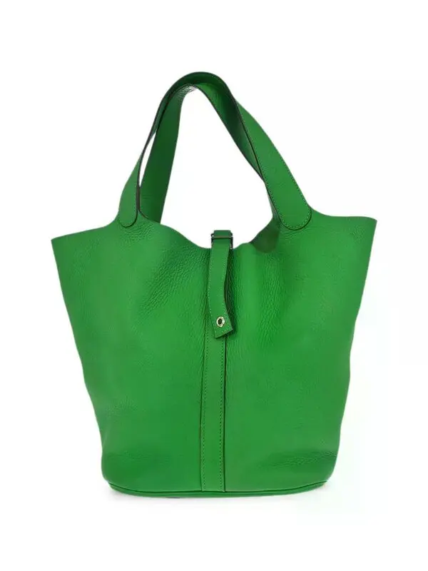 Hermès 26 Picotin Lock Tote Bag - Green