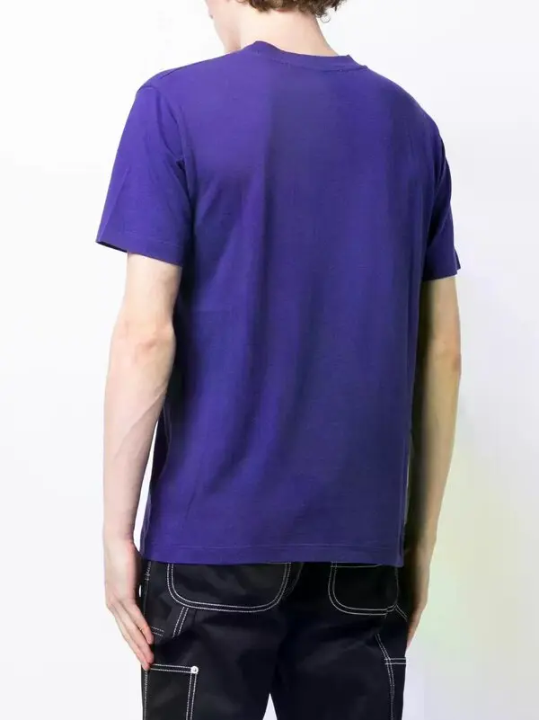 Off-White Logo-embroidered Cotton T-shirt