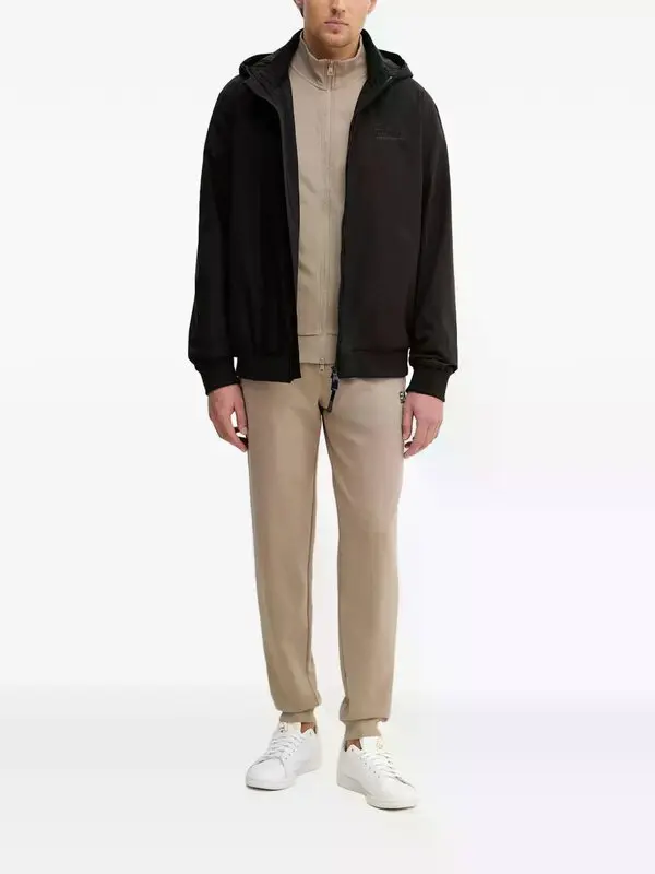 EA7 Logo-print Hooded Jacket