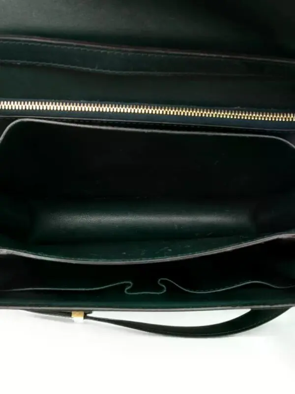 Celine 2018 Medium Calfskin Classic Box Crossbody Bag - Green