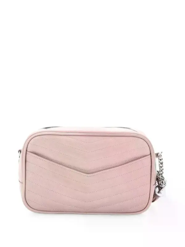 Saint Laurent Lou Camera Bag Matelasse Chevron Leather Mini Crossbody Bag