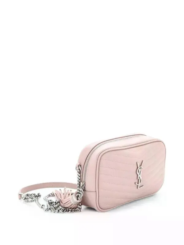 Saint Laurent Lou Camera Bag Matelasse Chevron Leather Mini Crossbody Bag