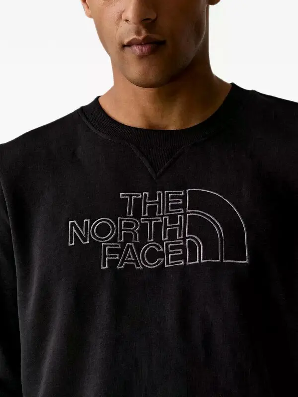 The North Face Drew Peak Light Logo-embroidered Crew-neck Sweatshirt