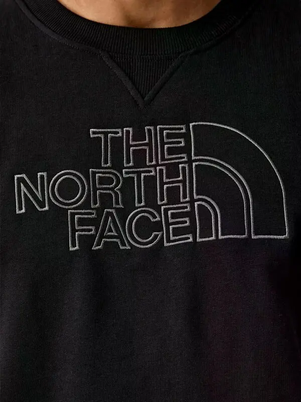 The North Face Drew Peak Light Logo-embroidered Crew-neck Sweatshirt