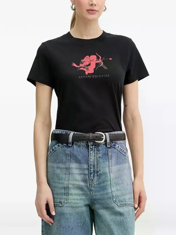 Armani Exchange Graphic-print Logo T-shirt