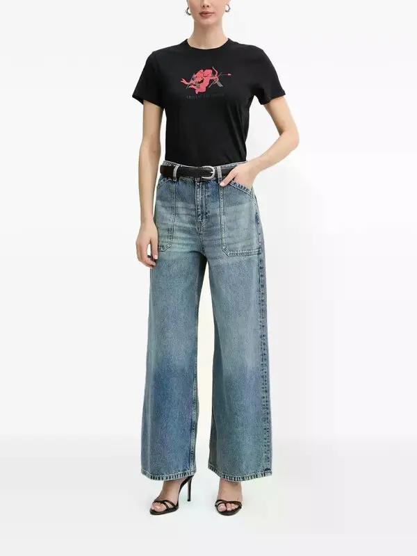Armani Exchange Graphic-print Logo T-shirt