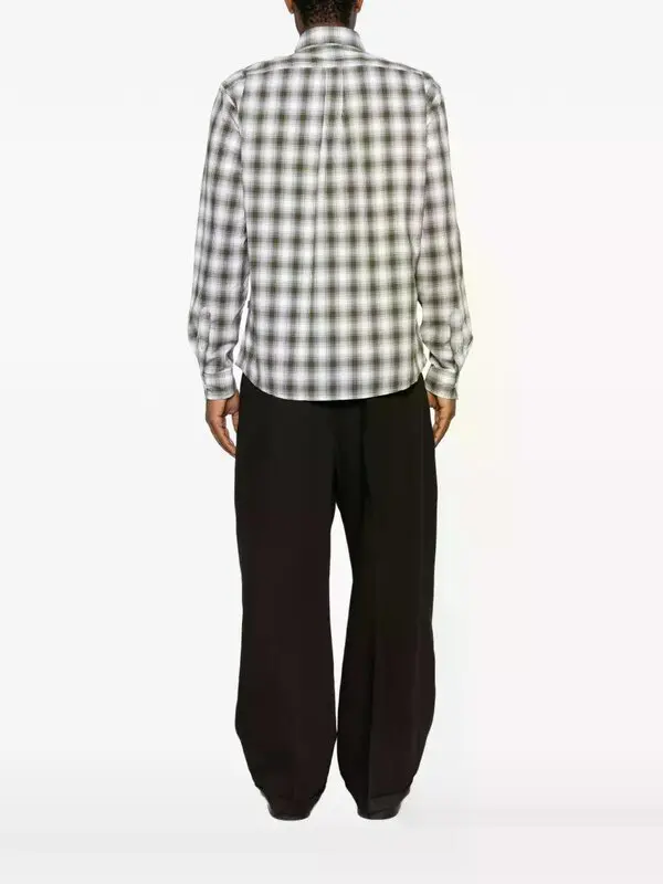 BOSS Check-pattern Button-down Shirt