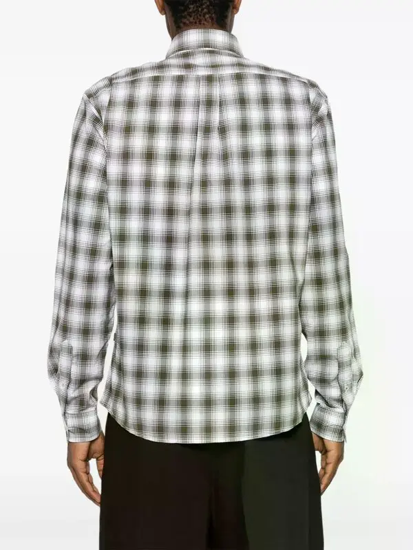 BOSS Check-pattern Button-down Shirt