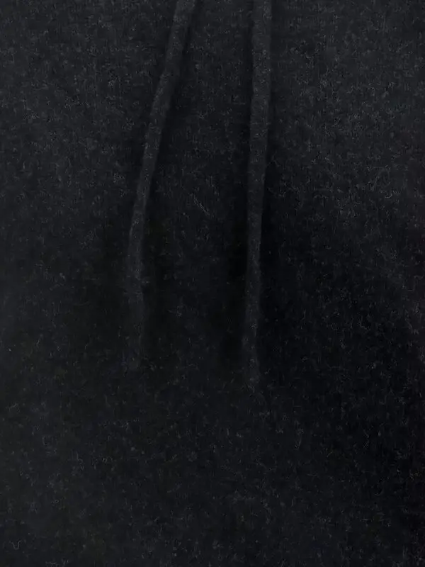 ROBERTO COLLINA Drawstring Hoodie - Black
