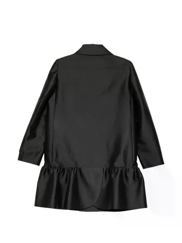 Dice Kayek Sequin-embellished Ruffled Coat