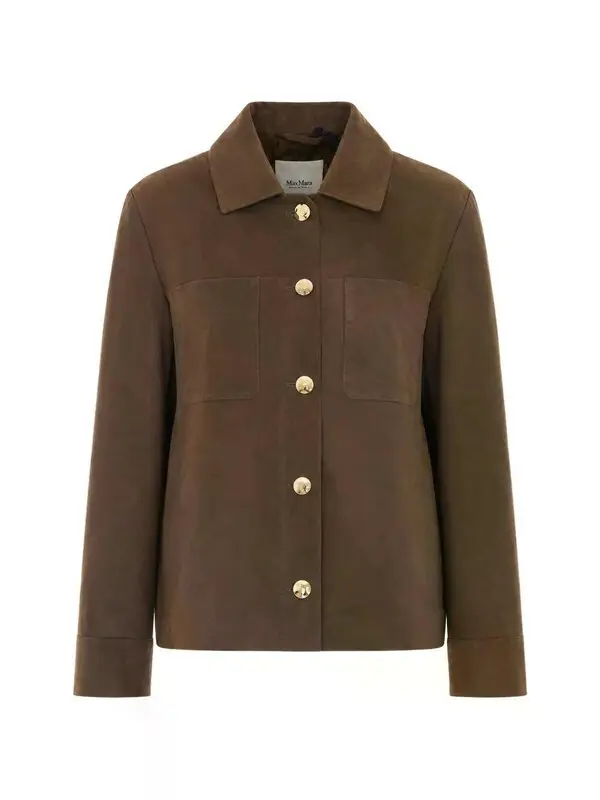 Max Mara Suede Classic Collar Jacket