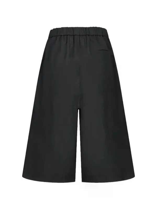 AMOMENTO Double-tuck Wide-leg Shorts