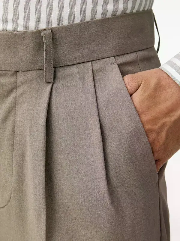 LINDBERGH Pleated Tailored-cut Trousers