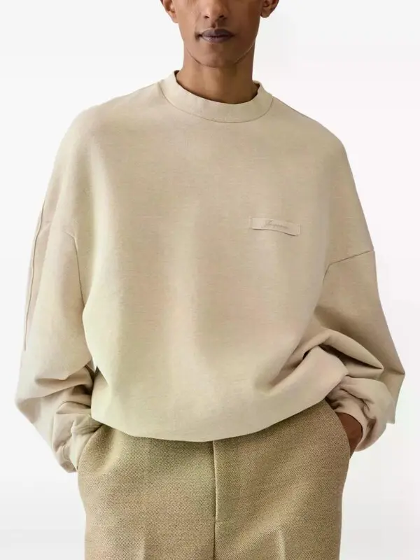 Jacquemus The Ruban" Sweatshirt - Neutrals